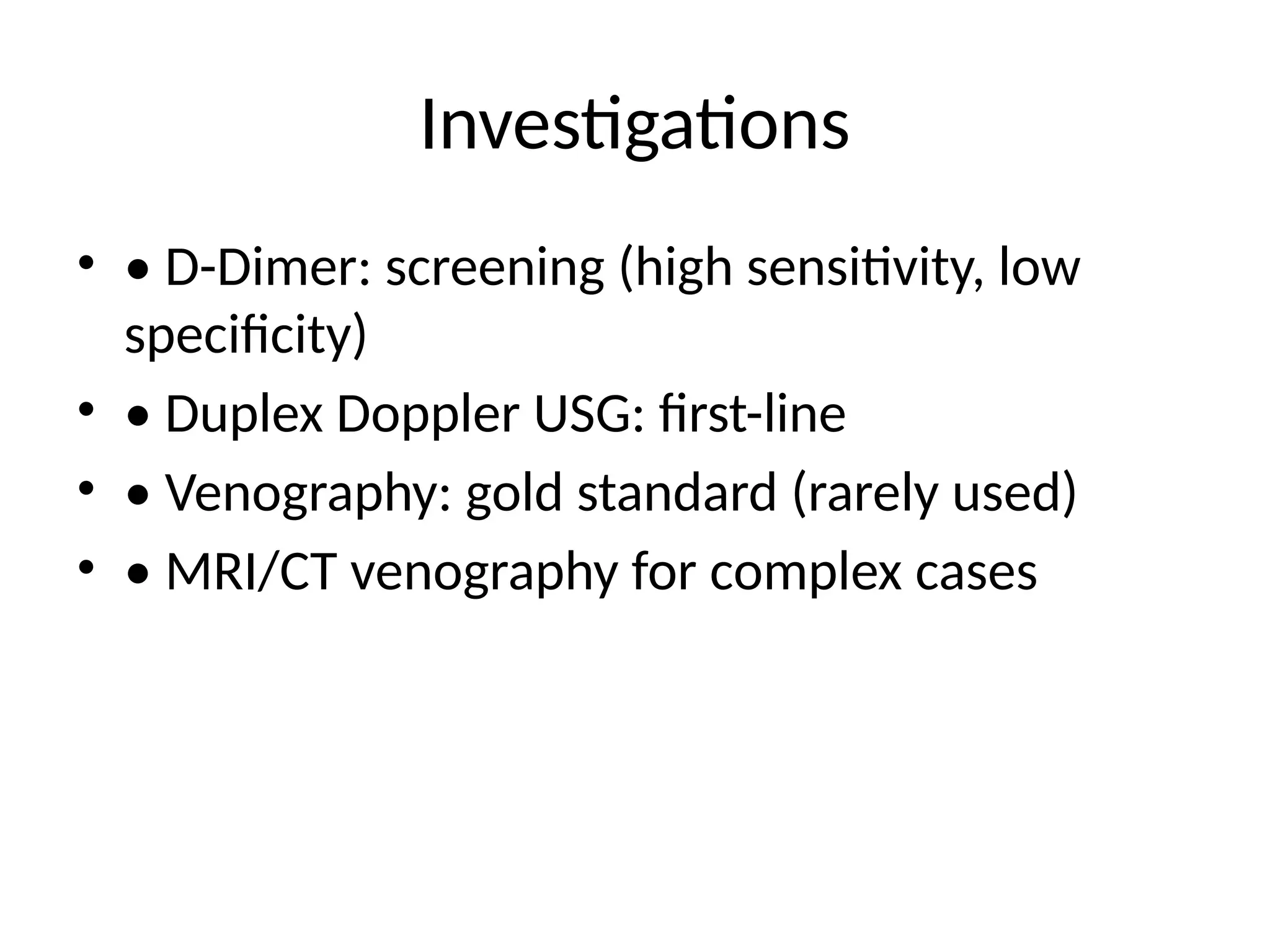 Deep Vein Thrombosis Overview Presentation | PPTX
