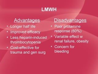 Dvt prophylaxis | PPT