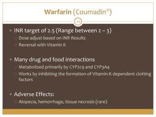 Prevention of Venous Thromboembolism | PPTX
