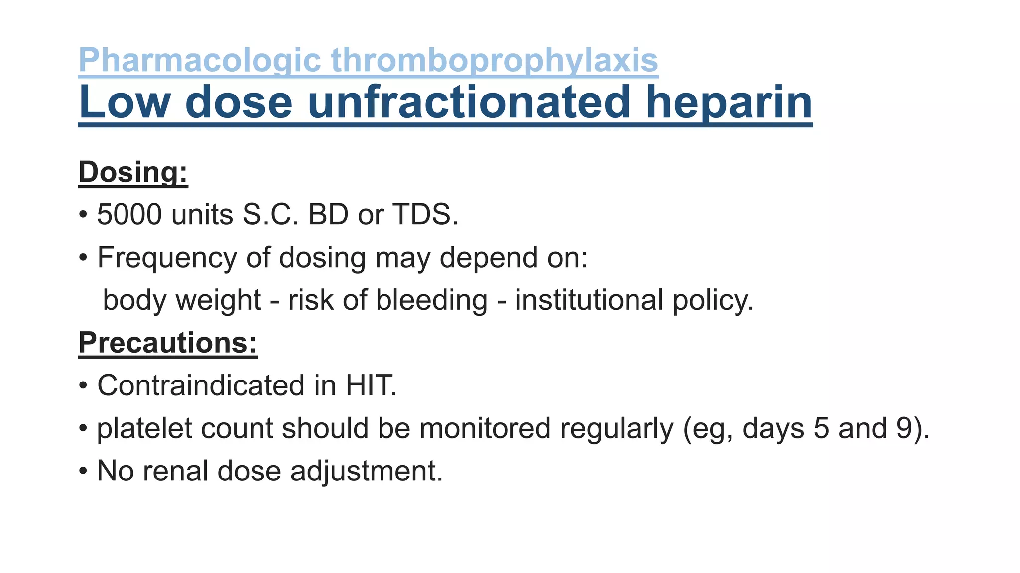 Dvt prophylaxis in icu | PPTX