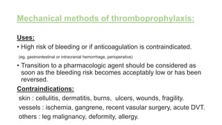 Dvt prophylaxis in icu | PPTX