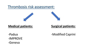Dvt prophylaxis in icu | PPTX