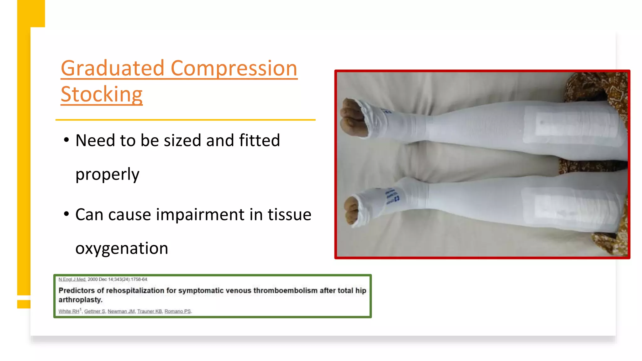 Dvt prophylaxis in orthopaedic surgery | PPTX