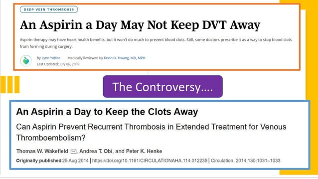 Dvt prophylaxis in orthopaedic surgery | PPTX