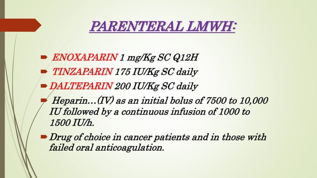 Dvt prophylaxis , treatment and anaesthetic considerations | PPTX ...