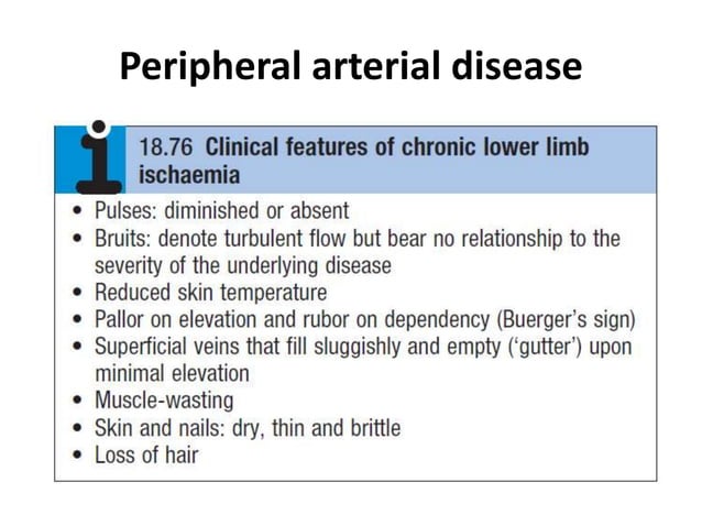 DVT and PAD | PPTX | Blood Disorders | Diseases and Conditions