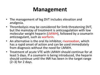 DVT and PAD | PPTX