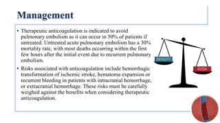 Deep Vein Thrombosis in stroke patients | PDF