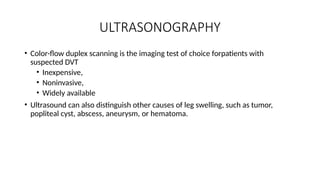 DVT-definition-clinical pictures- management | PPTX