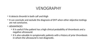 DVT-definition-clinical pictures- management | PPTX