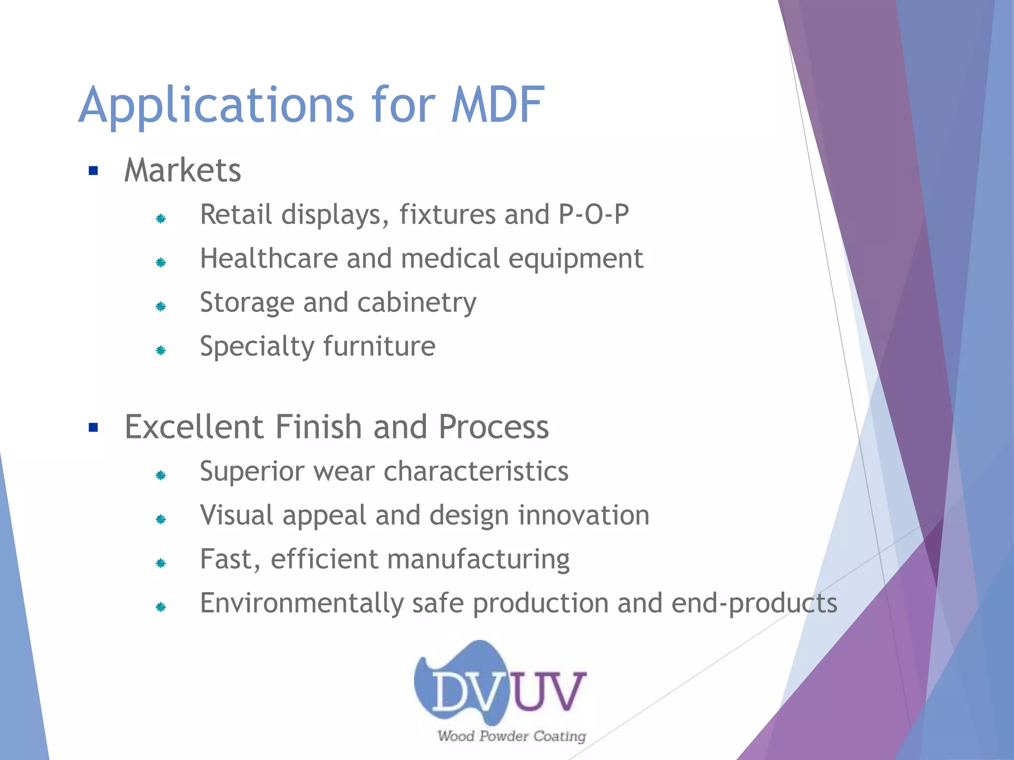 UV Curable Powder Coatings for MDF Substrates | PPT