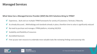 Building the Business Case for TPRM - DVV Solutions Breakfast Briefing ...