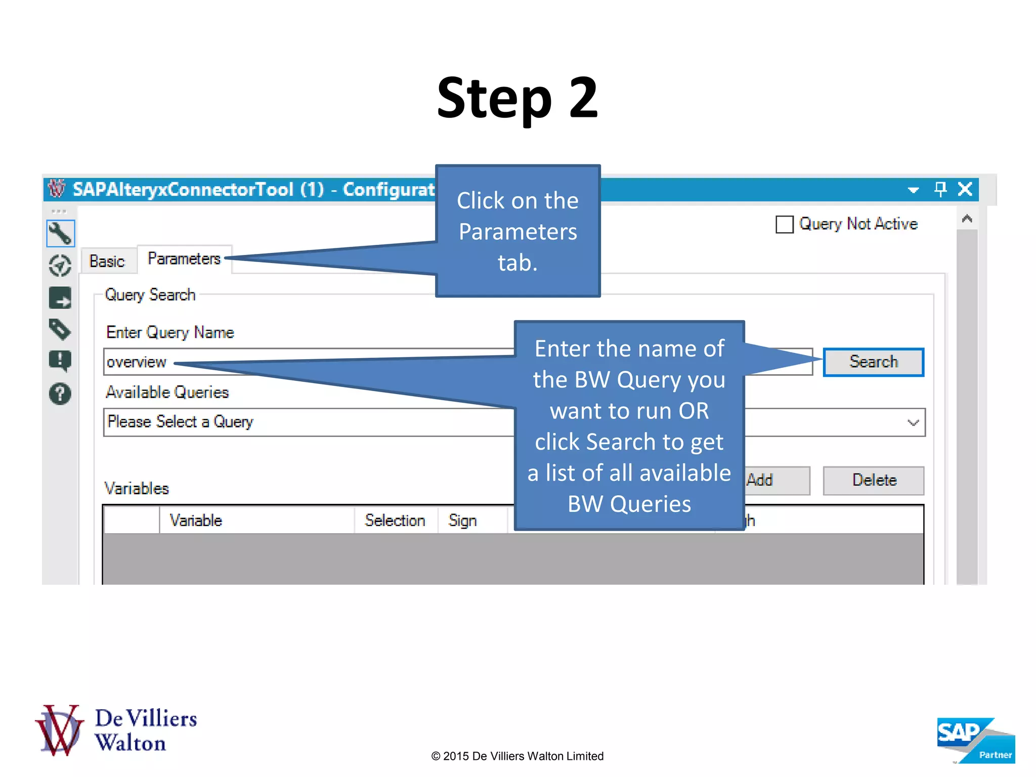 How to use the Alteryx Connector for SAP | PPTX