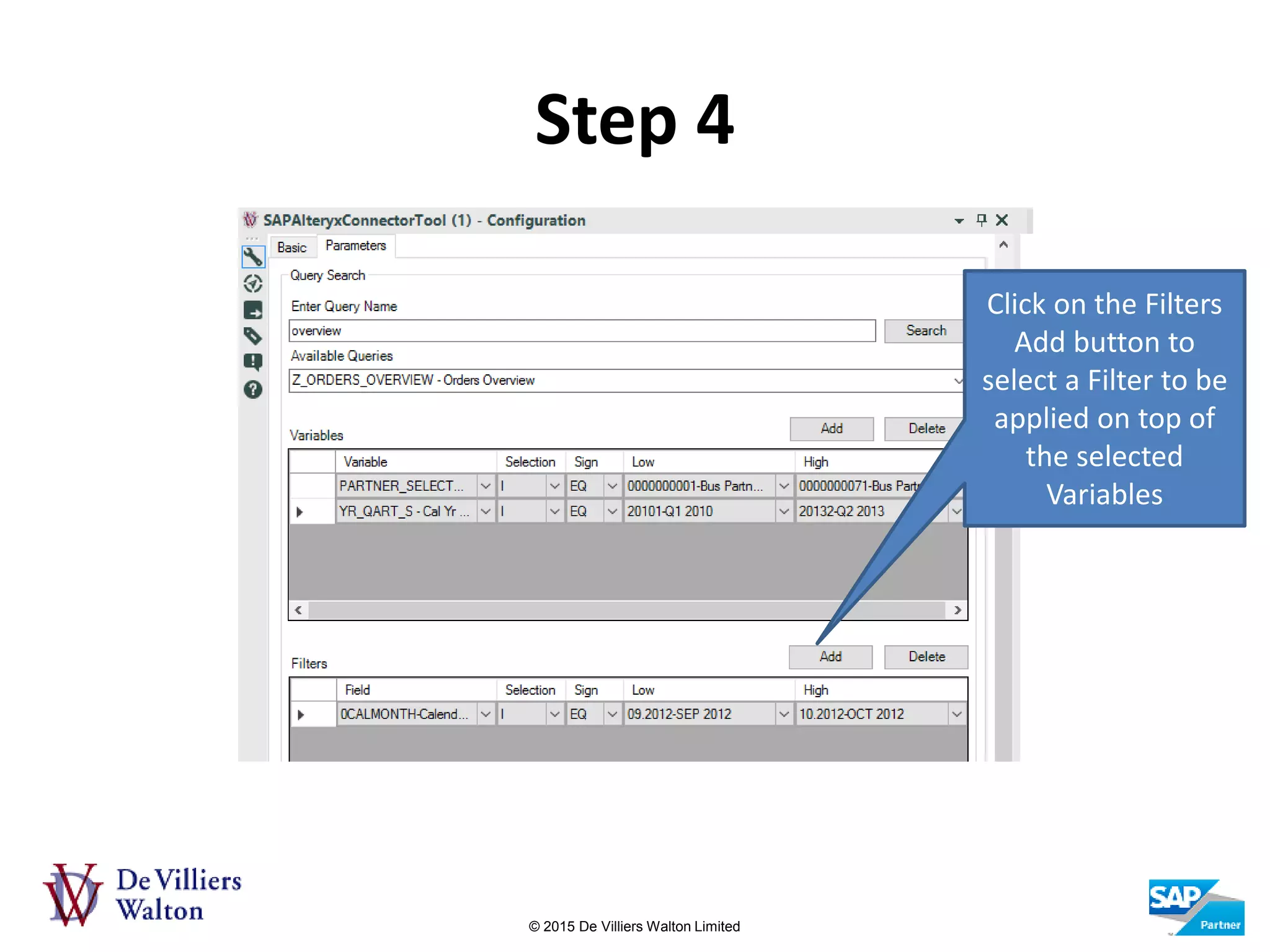 How to use the Alteryx Connector for SAP | PPTX