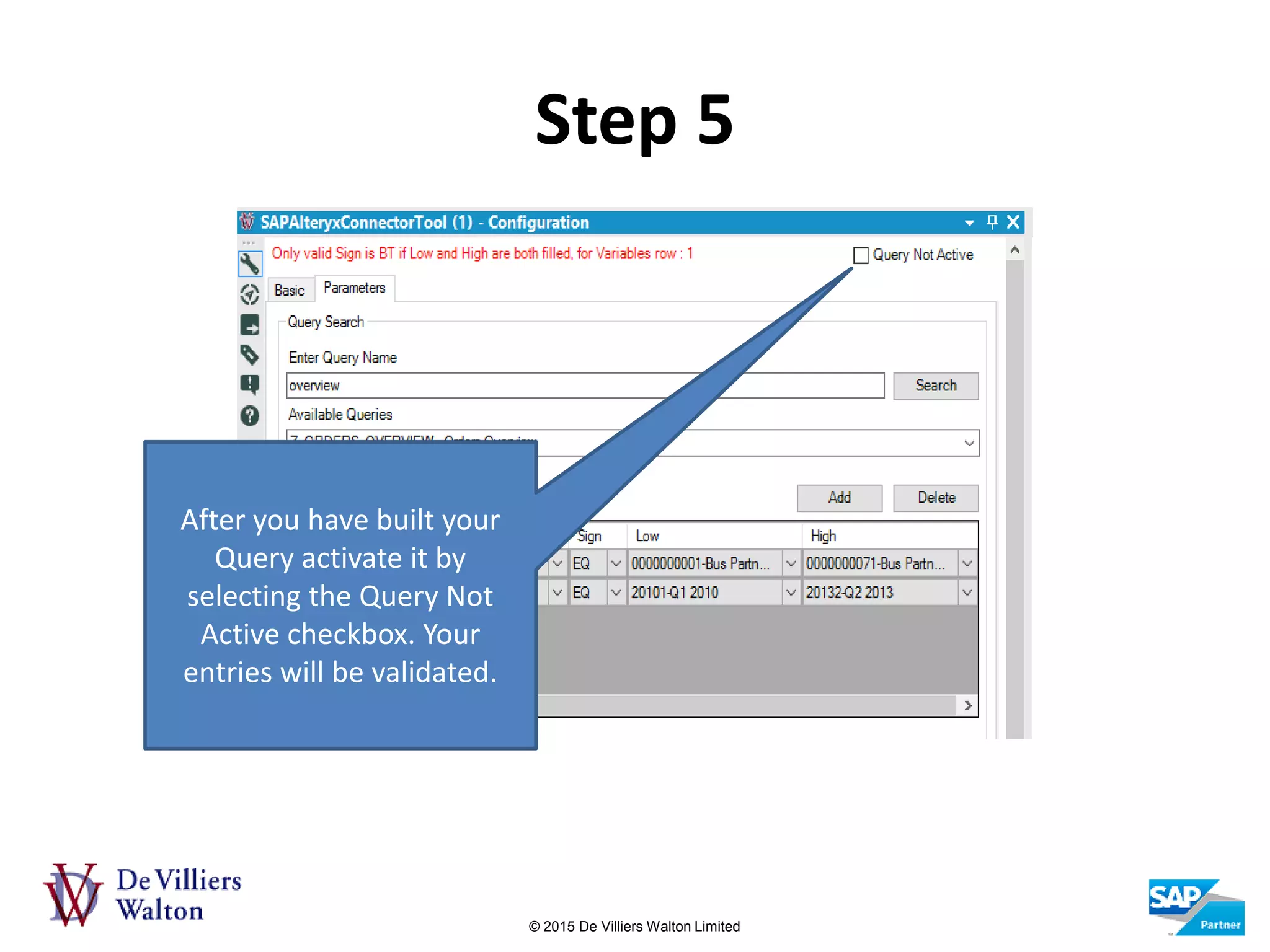 How to use the Alteryx Connector for SAP | PPTX