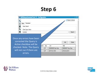 How to use the Alteryx Connector for SAP | PPTX