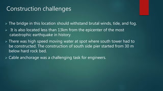 Golden gate bridge construction | PPTX