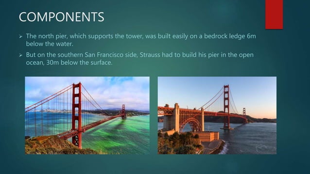 Golden gate bridge construction | PPT