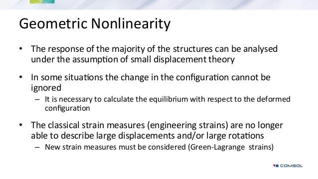 Simulation With Nonlinear Structural Materials