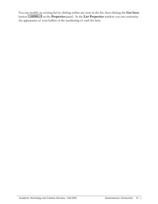 Dw cs3-introduction | PDF | Web Design and HTML | Internet