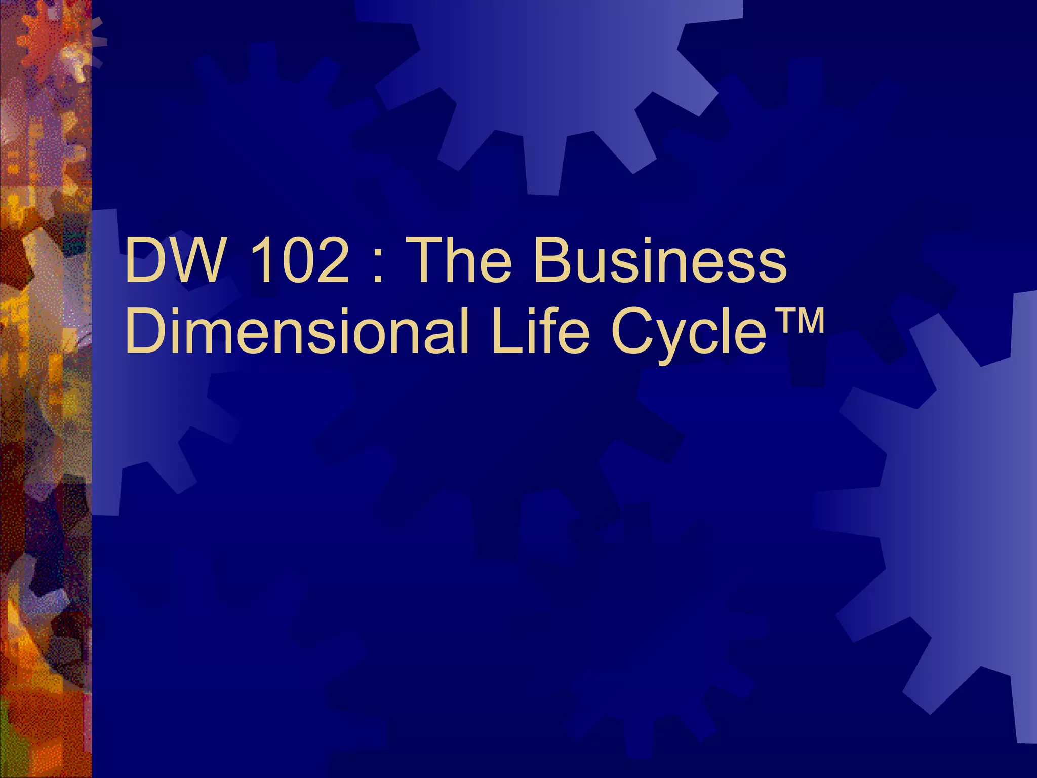 Data Warehouse 102 | PPT
