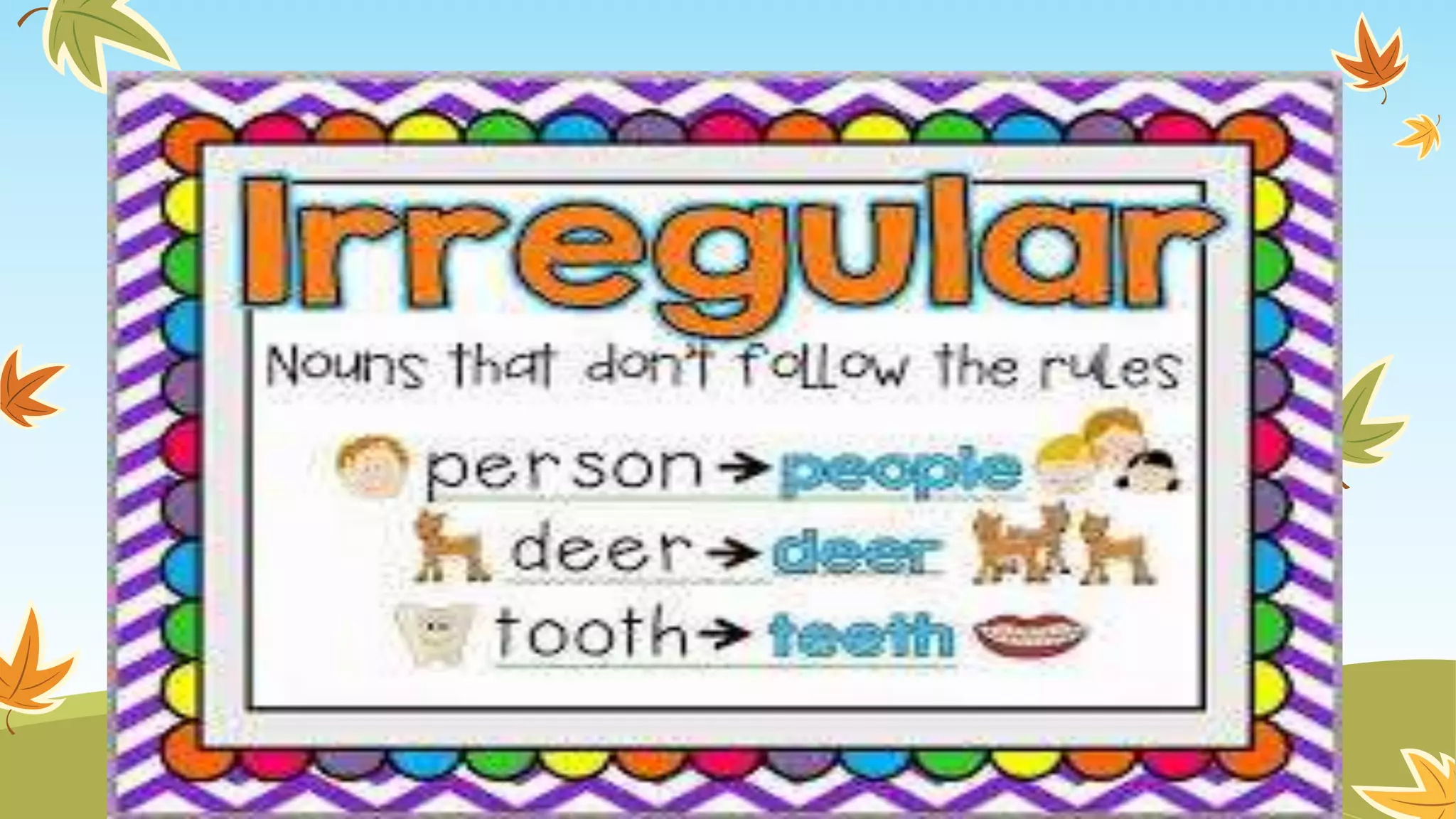 Irregular Plural Nouns | PPT