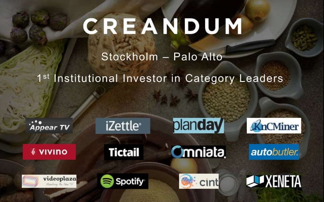 Digital Winners 2014: Fredrik Cassel, Creandum | PPT