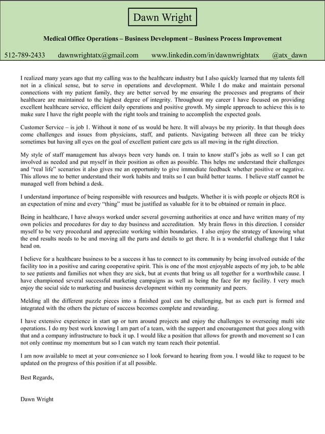 Dawn Wright Resume | PPTX