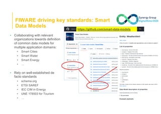 DW2020 Data Models - FIWARE Platform | PPT