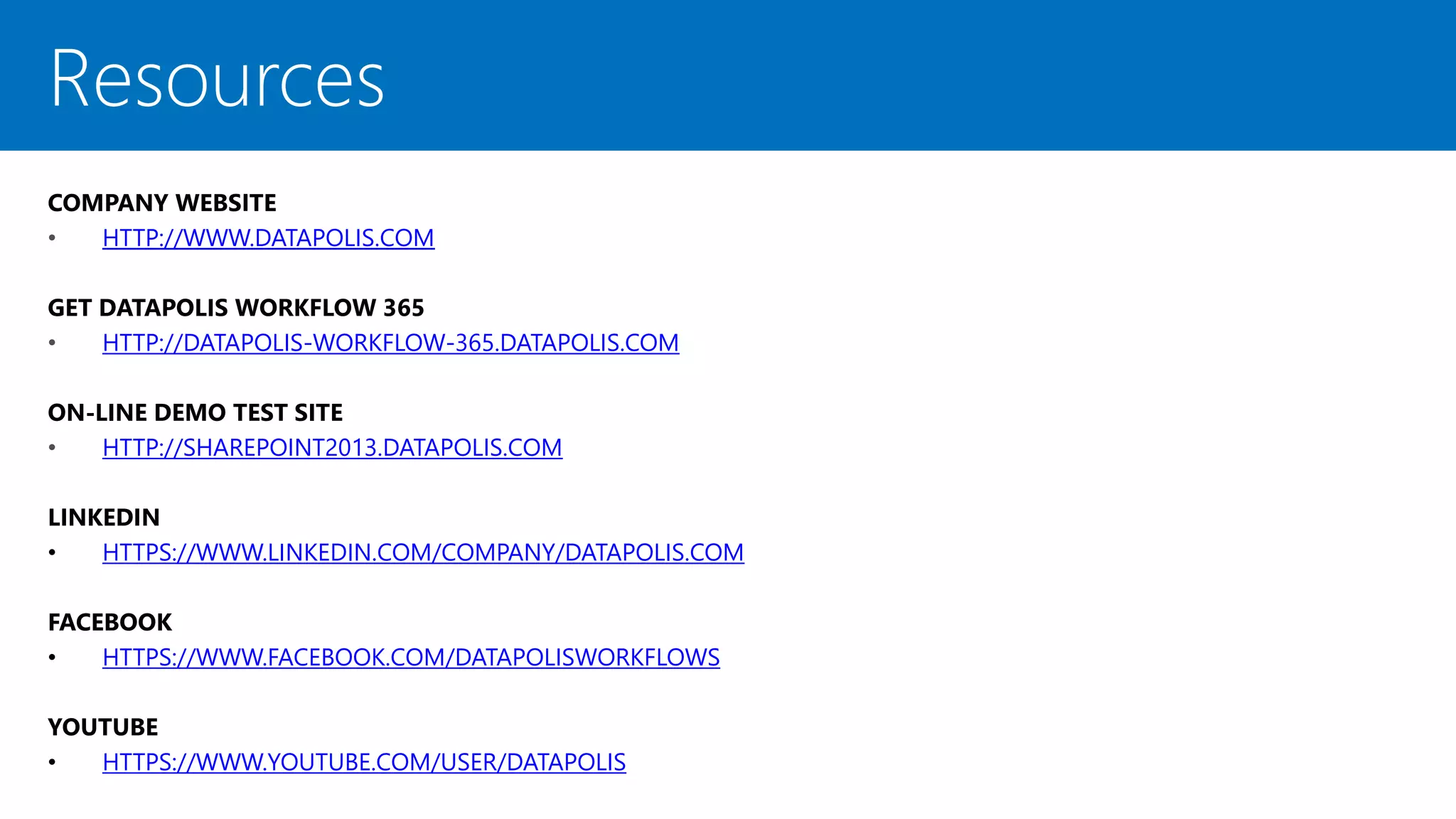 Datapolis Workflow 365: Create your Office 365 workflows easy and fast! | PPT