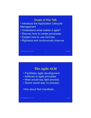 Using DevOps to Drive the Agile ALM | PDF