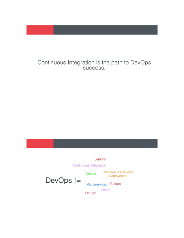 Continuous Integration Is for Everyone—Especially DevOps | PDF