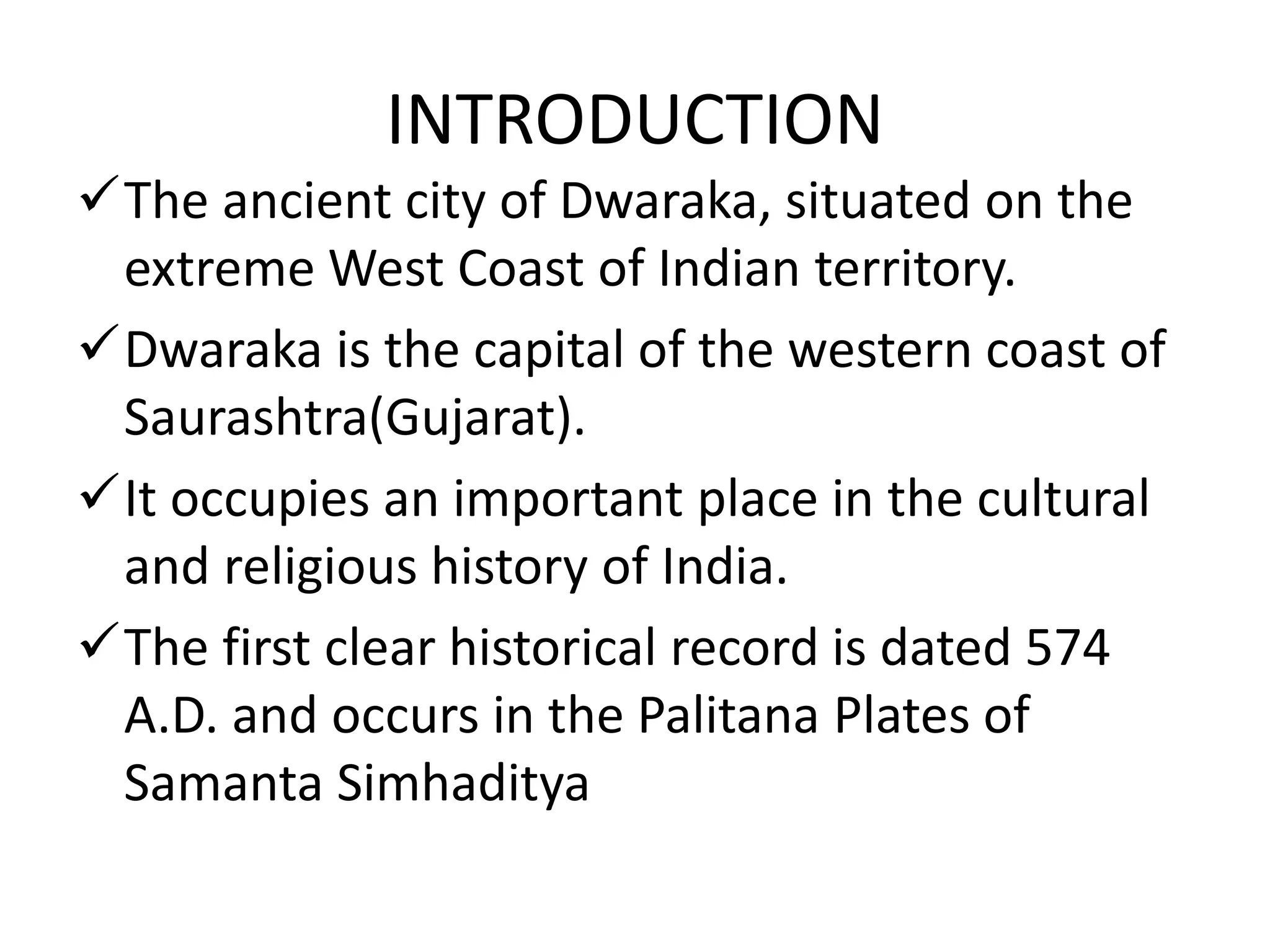 Dwaraka | PPTX