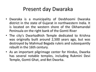 Dwaraka | PPTX