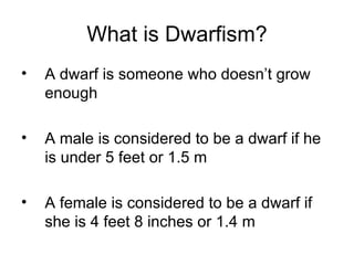 Dwarfism | PPT