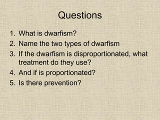 Dwarfism | PPT
