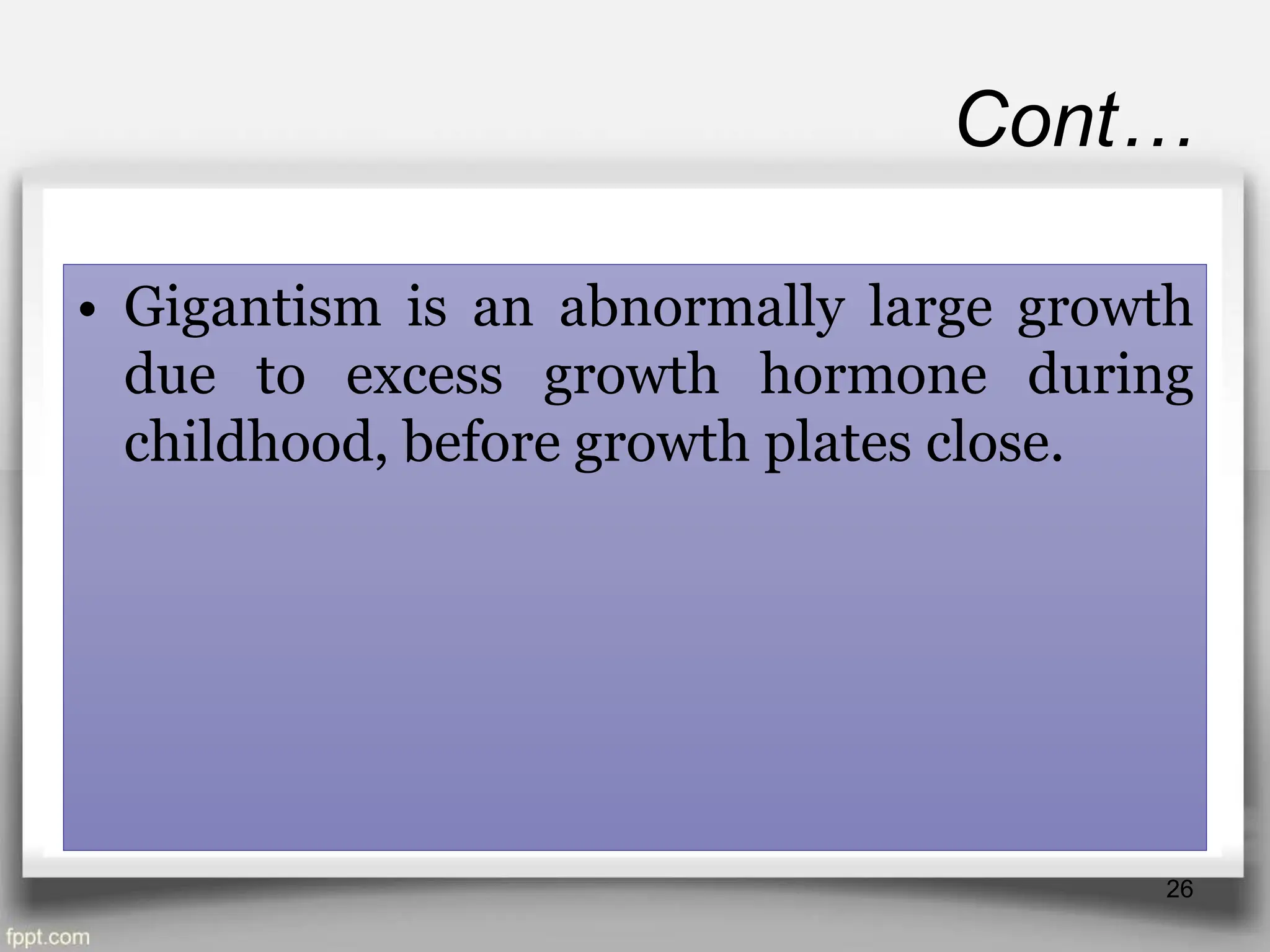 DWARFISM,GIGANTISM and sign symptoms,causes | PPTX
