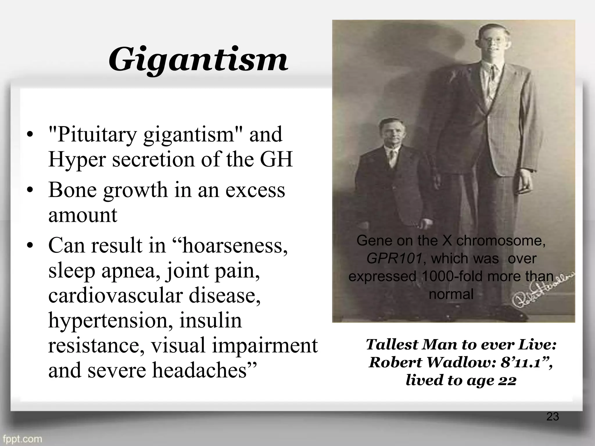 Dwarfism, Gigantism and Acromegaly, Educational Platform.ppt