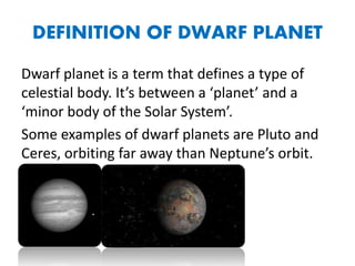 Dwarf Planet Definition