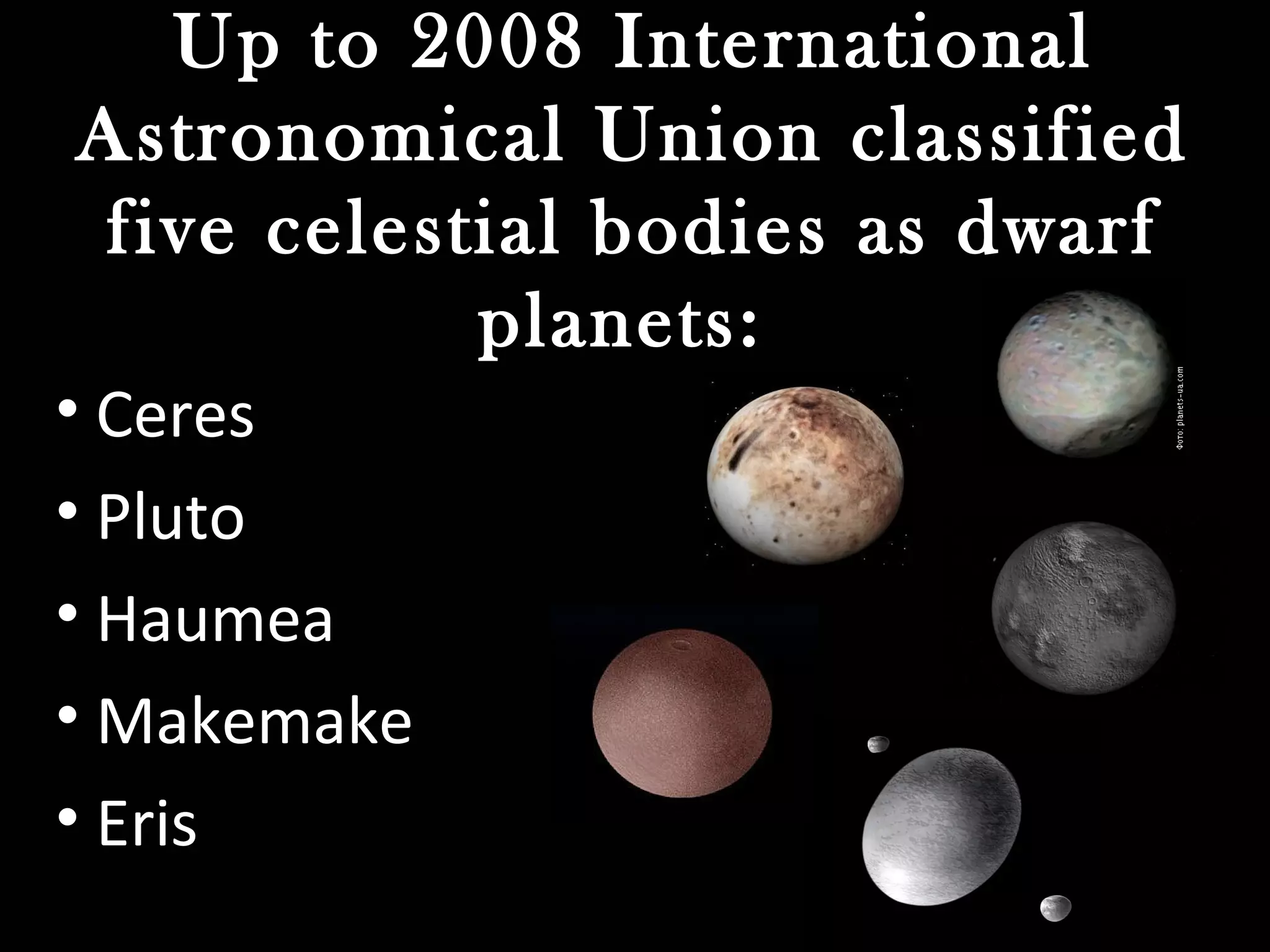 Dwarf planets | PPT