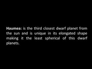 Dwarf Planets | PDF