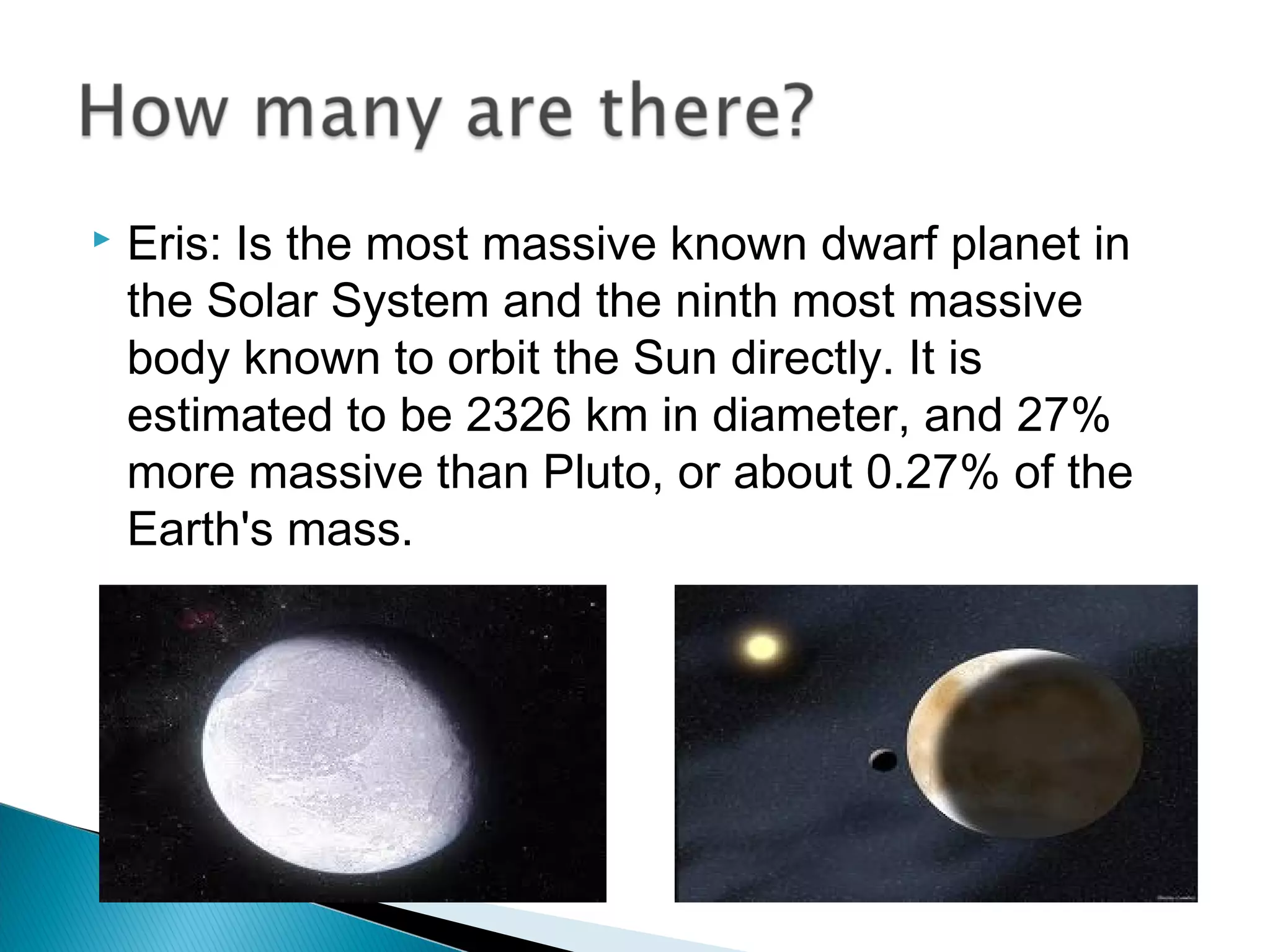 Dwarf planets estheranamiriam_1eso | PPT | Space and Astronomy | Science