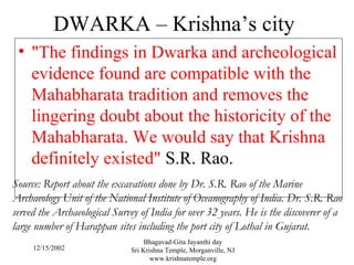 D W A R K A Krishnas City | PPT