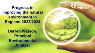 11:45 OEP Environmental Improvement Plan Progress Report 2023/2024 ...