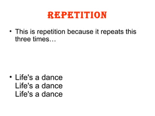 Dwayne’s lyric presentation | PPT