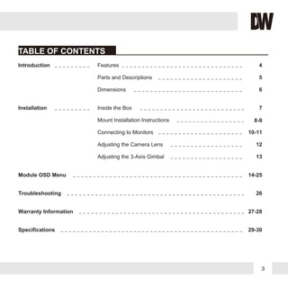 Digital Watchdog DWC-D4363TIRB User Manual | PDF