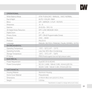 Digital Watchdog DWC-V365D User Manual | PDF