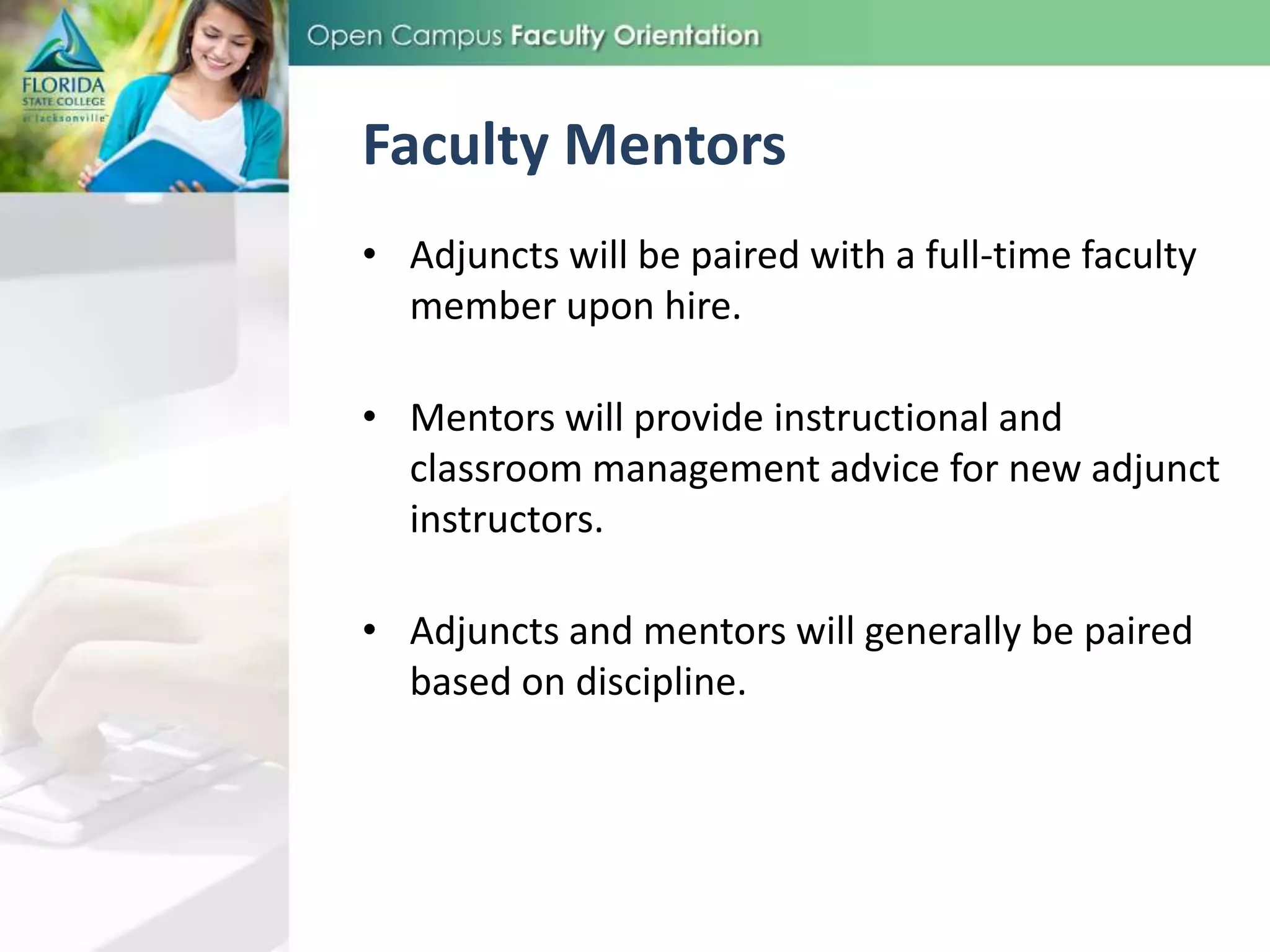 Open Campus / Deerwood Center Adjunct Orientation | PPTX | College Education | Education