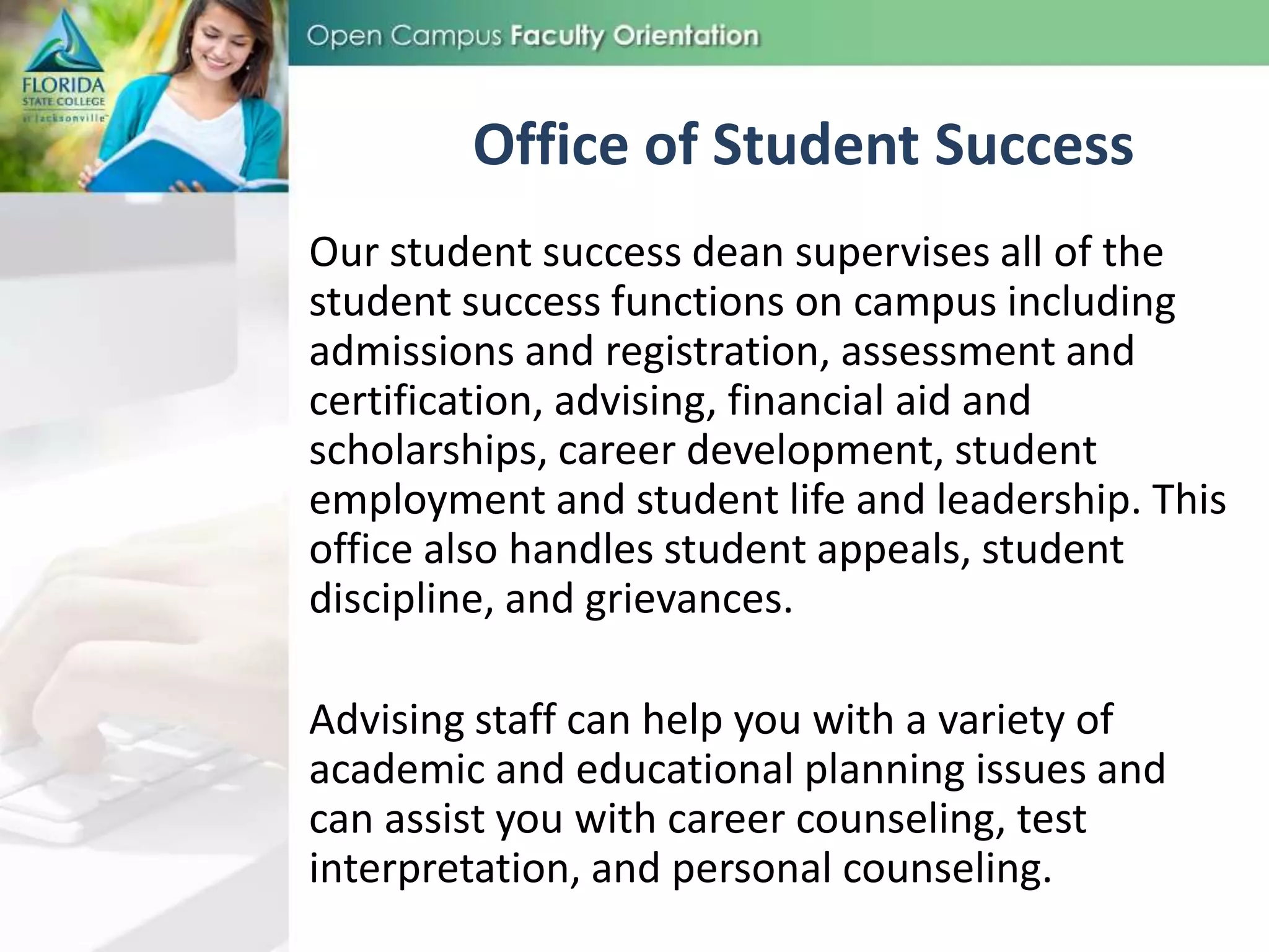 Open Campus / Deerwood Center Adjunct Orientation | PPTX | College Education | Education