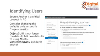Azure Active Directory Connect: Technical Deep Dive - DWCAU 2018 ...
